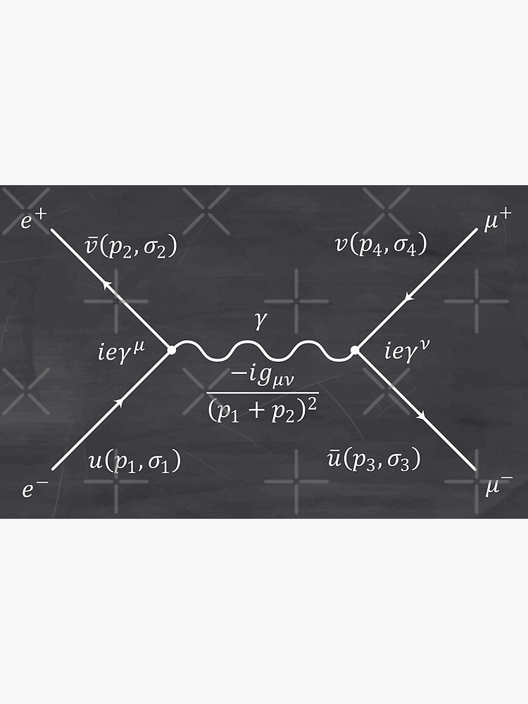 "Feynman Diagram" Poster for Sale by ScienceCorner | Redbubble