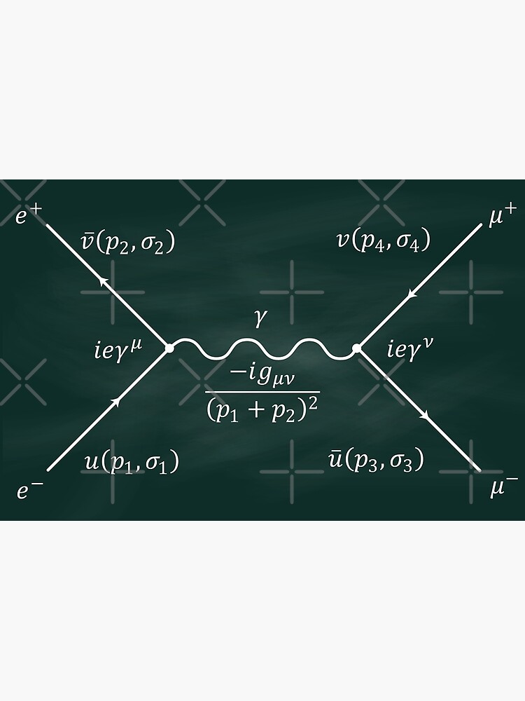 "Feynman Diagram" Poster for Sale by ScienceCorner | Redbubble