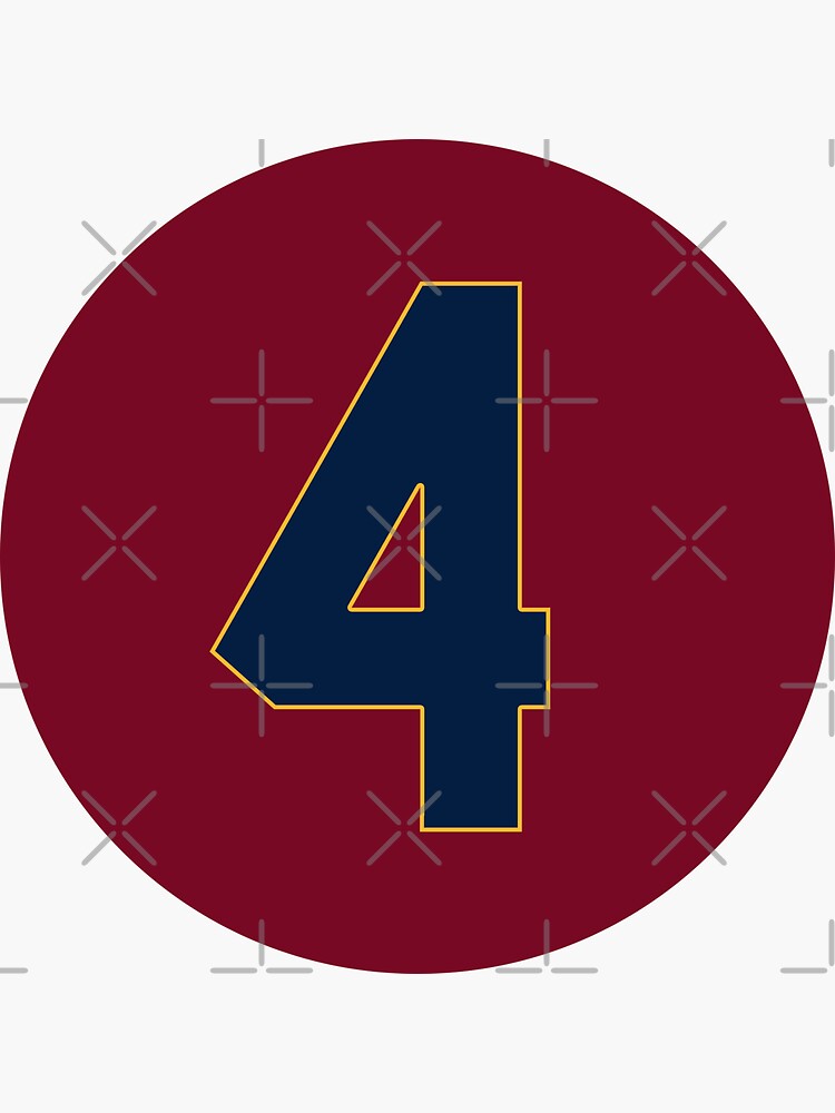 "Evan Mobley Number 4 GOAT! Team Colors Alternative" Sticker for Sale ...