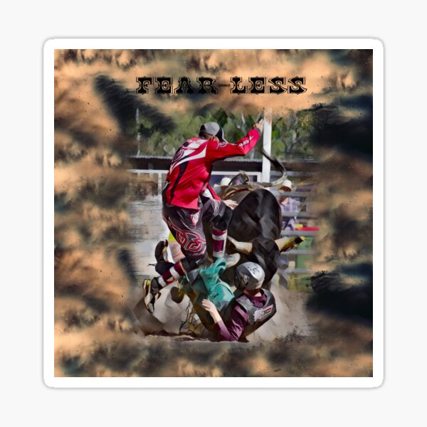 "RODEO BULL FIGHTER. RODEO. CLOWN. RODEO BULLS" Sticker for Sale by ...