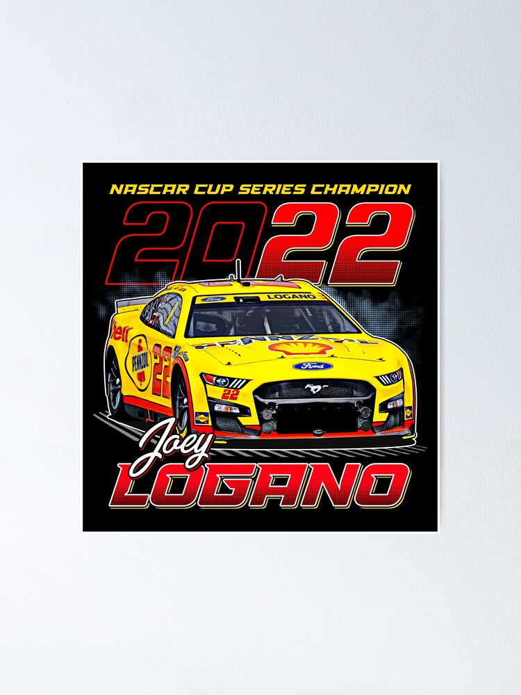 "Joey Logano Nascar Champion 2022" Poster for Sale by heatshop | Redbubble