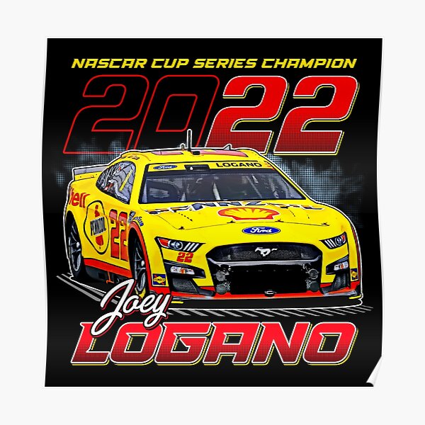 "Joey Logano Nascar Champion 2022" Poster for Sale by heatshop | Redbubble