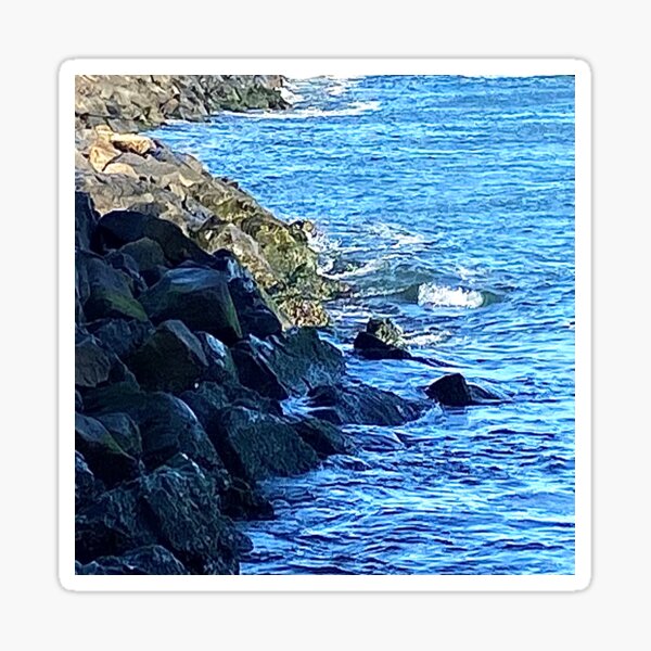 "Rocky Coastline" Sticker for Sale by CJRPics | Redbubble