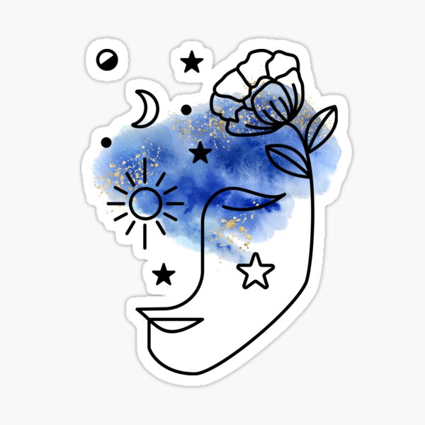 Head In The Stars Sticker For Sale By Djaer Redbubble
