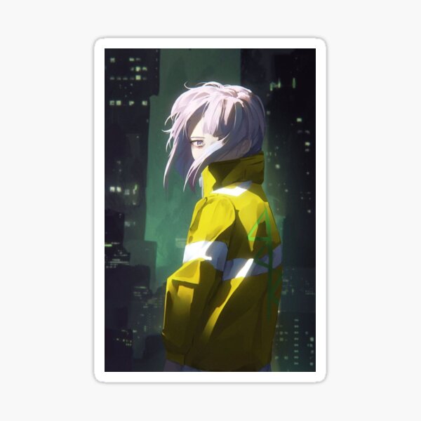 "Cyberpunk Edgerunners - Lucy " Sticker for Sale by hmalgez | Redbubble