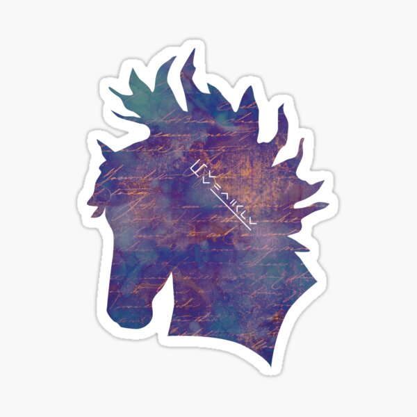 "Branded Mustang Horse" Sticker for Sale by circus-unicorn | Redbubble