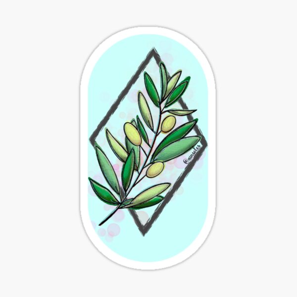 "Olive branch" Sticker for Sale by ainsoles | Redbubble