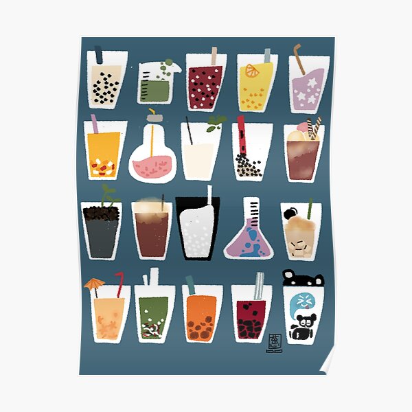 Bubble Tea Posters | Redbubble