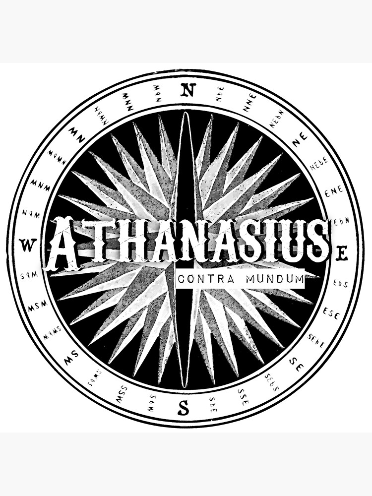 "Athanasius Contra Mundum - Compass" Poster for Sale by Patristix ...