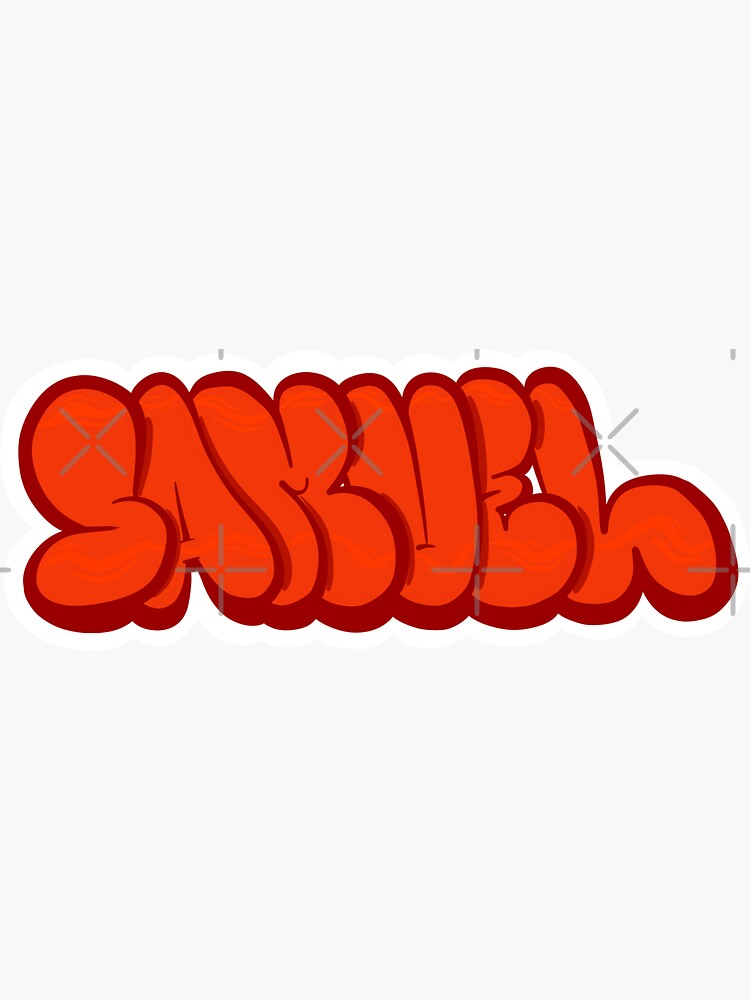 "Samuel Name Tag" Sticker for Sale by ArtByNabes | Redbubble