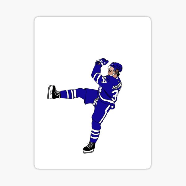 "Auston Matthews Celly" Sticker for Sale by CJLSwindler | Redbubble