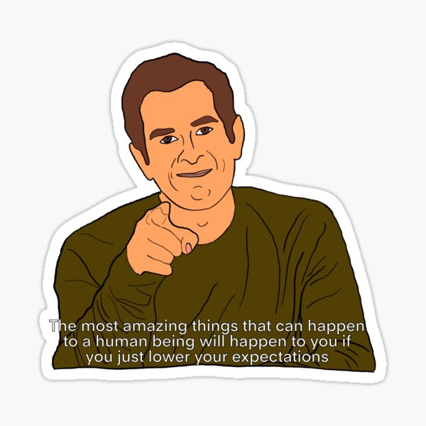 "Phil-osophy Dunphy (Modern Family)" Sticker for Sale by chaosxchaos ...