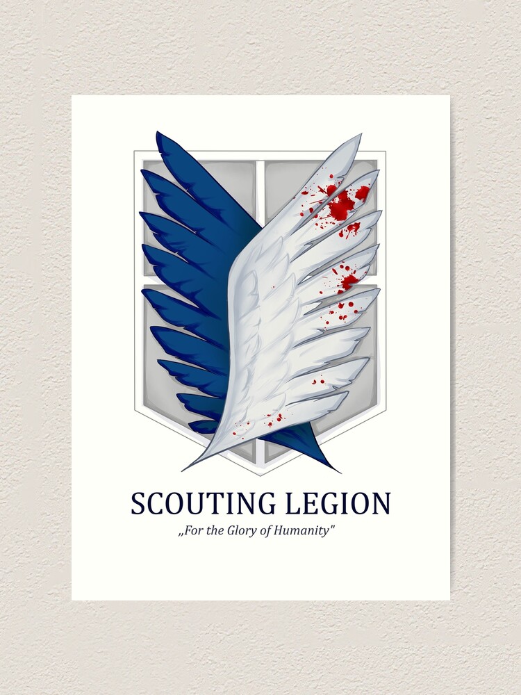 "Scouting Legion -AoT" Art Print by sassylin | Redbubble
