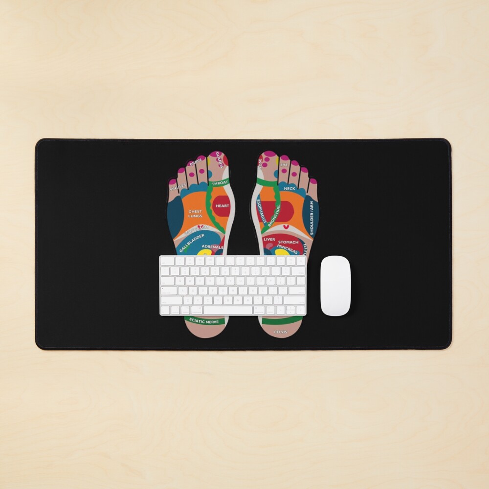 "Foot Reflexology Map " Sticker for Sale by LisaVerbeeck | Redbubble
