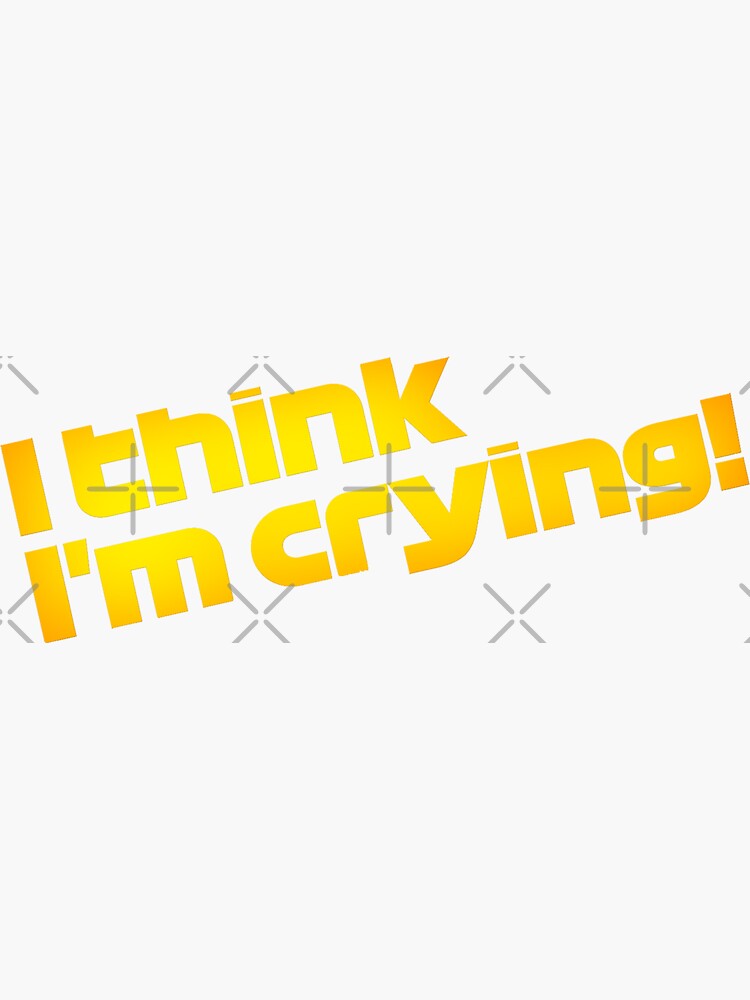 "Norris I Think I'm Crying Formula 1 radio message" Sticker for Sale by ...