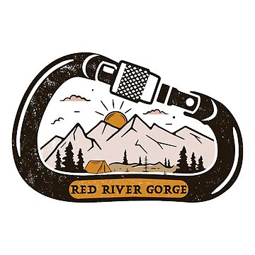 "Red River Gorge Clip" Sticker for Sale by ILoveRRG | Redbubble