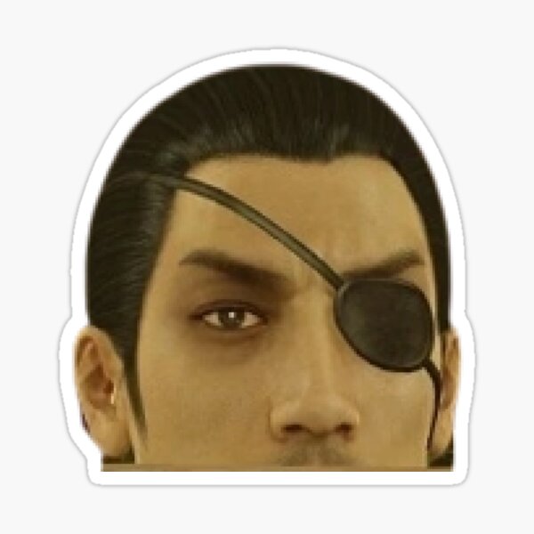 "Goro Majima Peek" Sticker for Sale by ReiRyghts | Redbubble