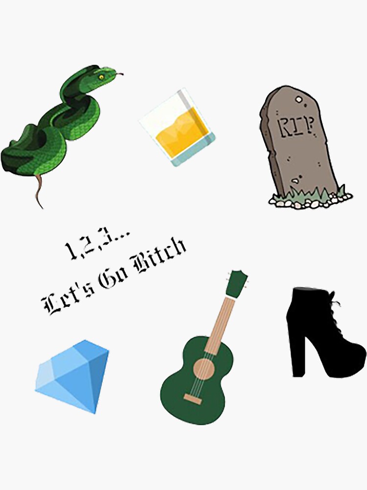 "Taylor Swift reputation Sticker Pack" Sticker for Sale by eveschmele ...