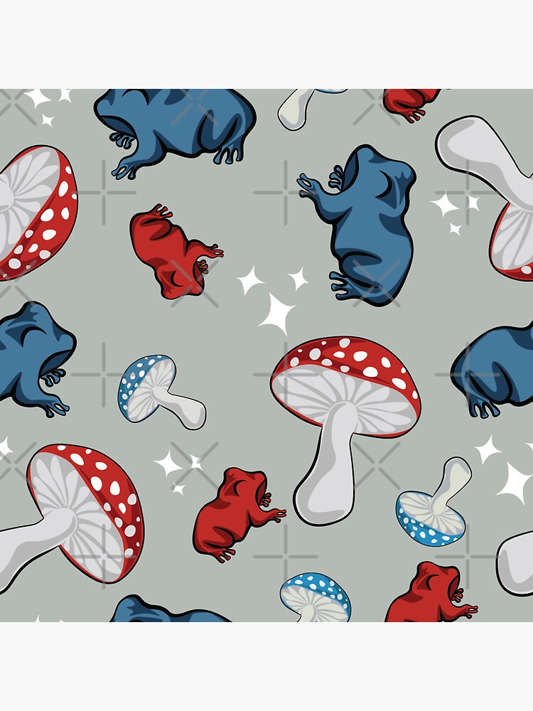 "Toadally Patterned" Sticker for Sale by InkLayer | Redbubble