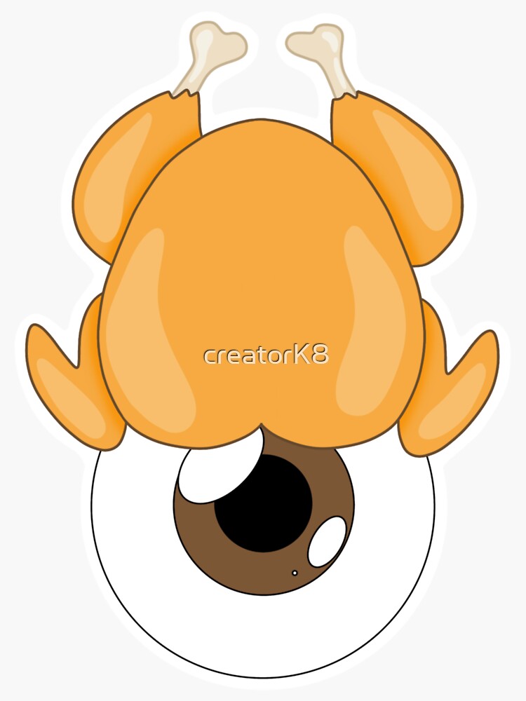 "Turkey Eyeball" Sticker for Sale by creatorK8 | Redbubble