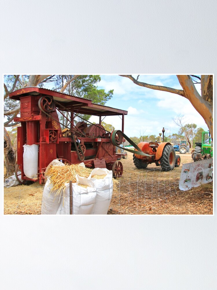 "Old chaff cutting machinery, Australia " Poster for Sale by FranWest ...