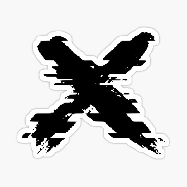 "X Marks the Spot - Shut Down" Sticker for Sale by freshWaterCo | Redbubble