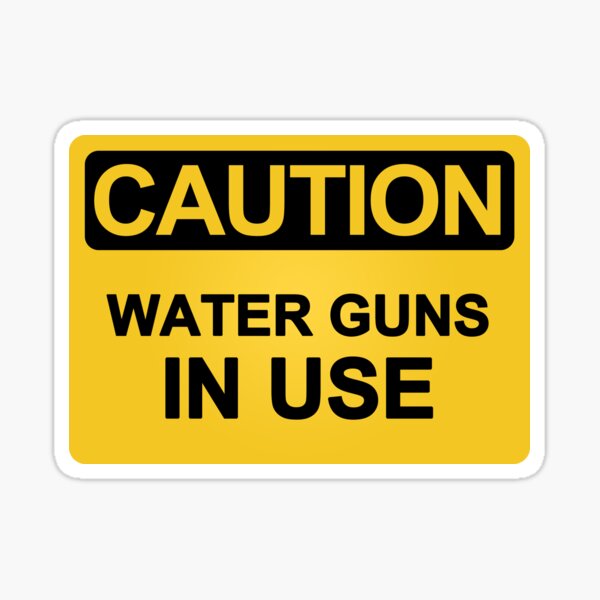 Water Gun Stickers | Redbubble