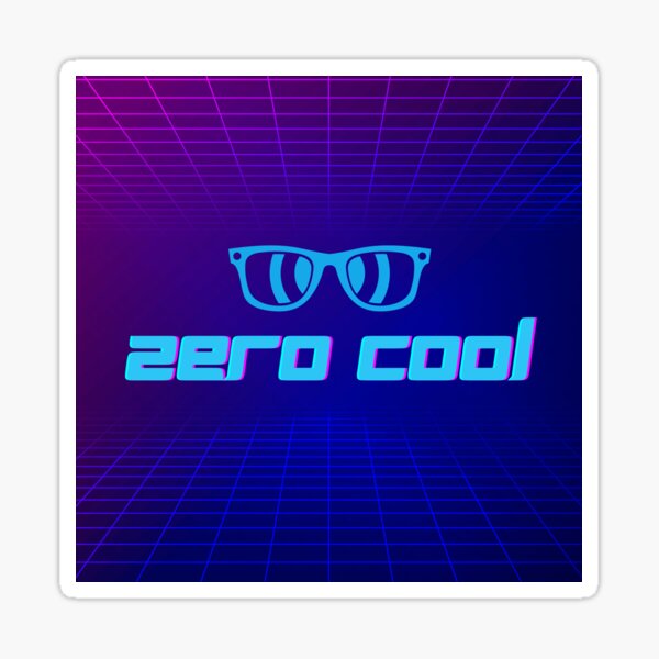 "Zero Cool Hackers" Sticker for Sale by MandyDesignZ | Redbubble