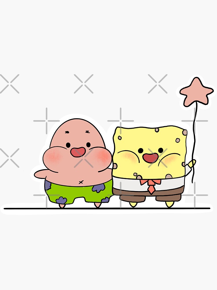 "SpongeBob and patrick" Sticker for Sale by Idealdaisyco | Redbubble