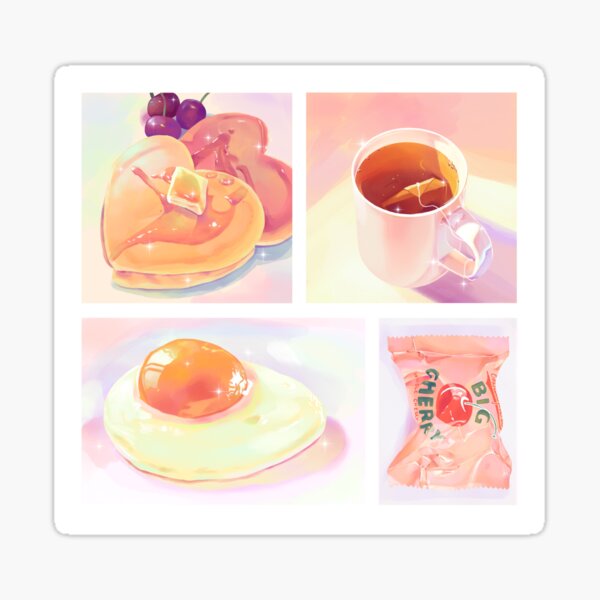 "Food and Drinks v2 Collection " Sticker for Sale by paosesame | Redbubble