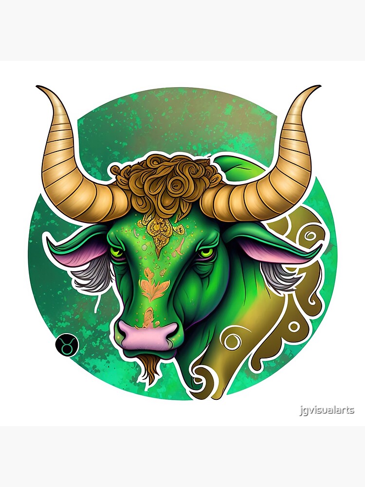 "Green Bull - Taurus - Astrology" Poster for Sale by jgvisualarts ...