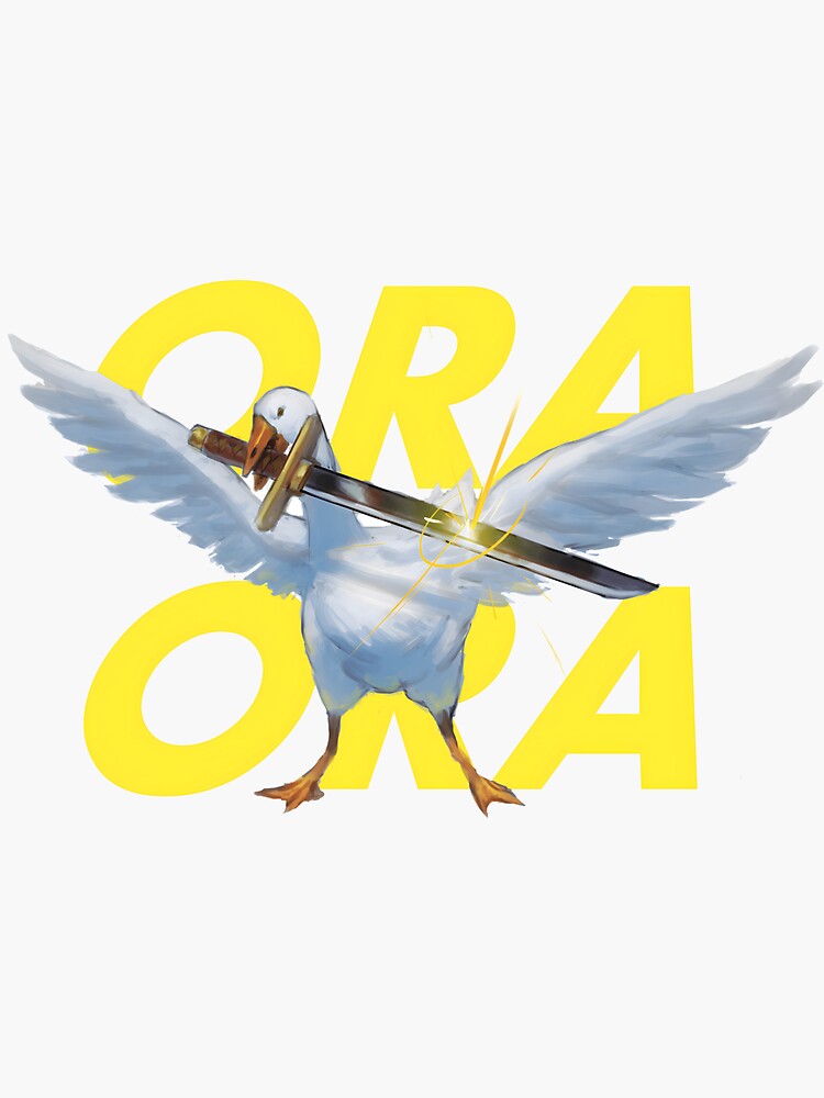 "Goose Animated - Peace was never an option" Sticker for Sale by ...