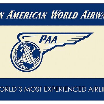 "Pan Am | Pan American Airways | Retro Tag" Sticker for Sale by ...