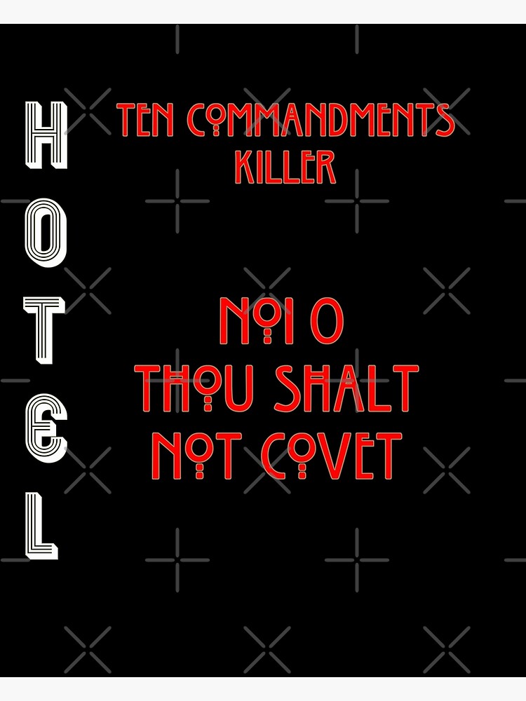 "No.10 - Thou Shalt Not Covet." Poster for Sale by OriginalDP | Redbubble