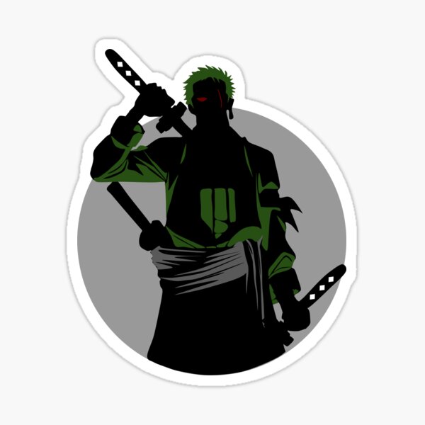 "One Piece - Zoro" Sticker for Sale by Digital Estate Studio | Redbubble