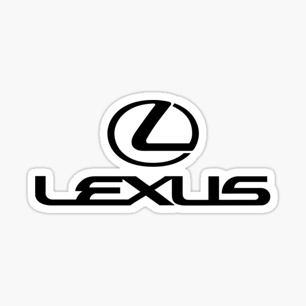 "black L car logo" Sticker for Sale by kenjennerzi | Redbubble