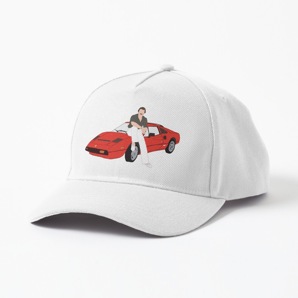 "Magnum p.I. And his Ferrari " Poster for Sale by froggyleggs | Redbubble