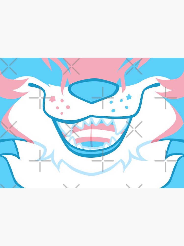 "Trans Maw" Sticker for Sale by inkblotwolf | Redbubble