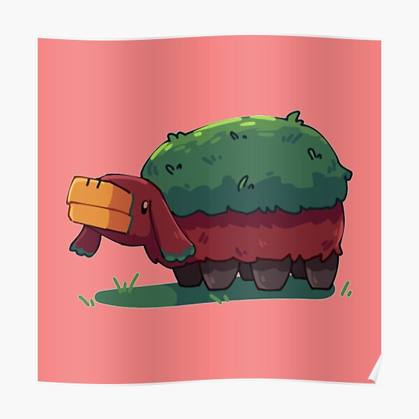 "Minecraft Sniffer Design" Poster for Sale by GuyBubbles | Redbubble