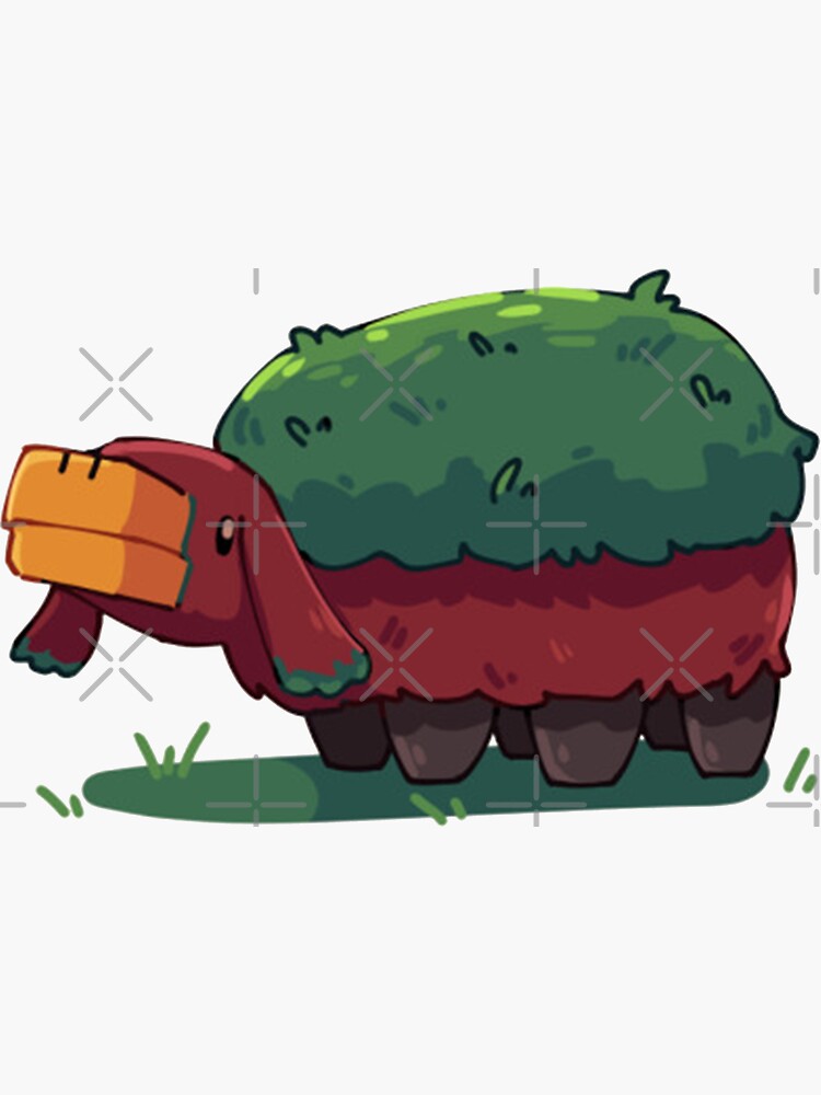 "Minecraft Sniffer Design" Sticker for Sale by GuyBubbles | Redbubble