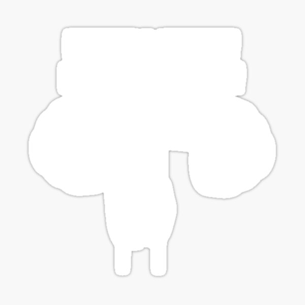 "Jari telunjuk mengangkat barbel black01" Sticker for Sale by ...