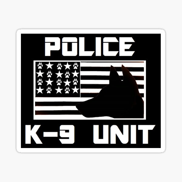"Police K9 unit" Sticker for Sale by Workingdogs | Redbubble