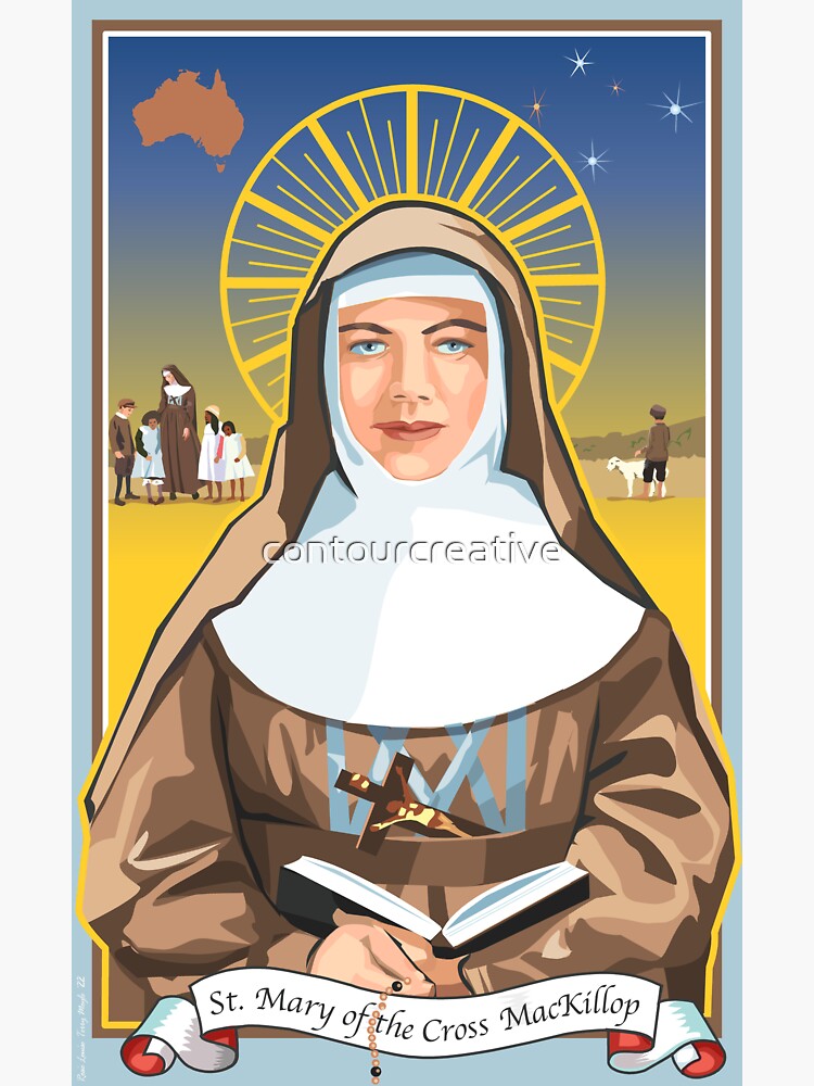 "Mary MacKillop, St. Mary of the Cross" Sticker for Sale by ...