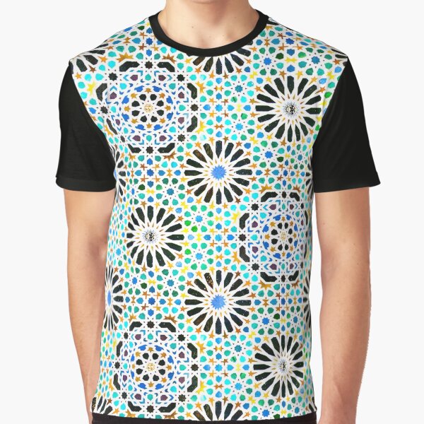 "Alhambra tessellation" T-shirt for Sale by puratura | Redbubble ...