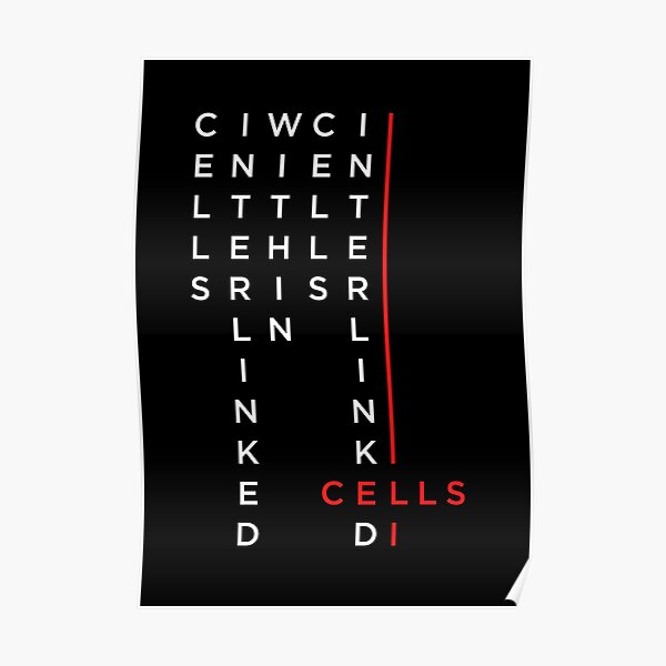 "Cells / Interlinked" Poster by 7115 | Redbubble