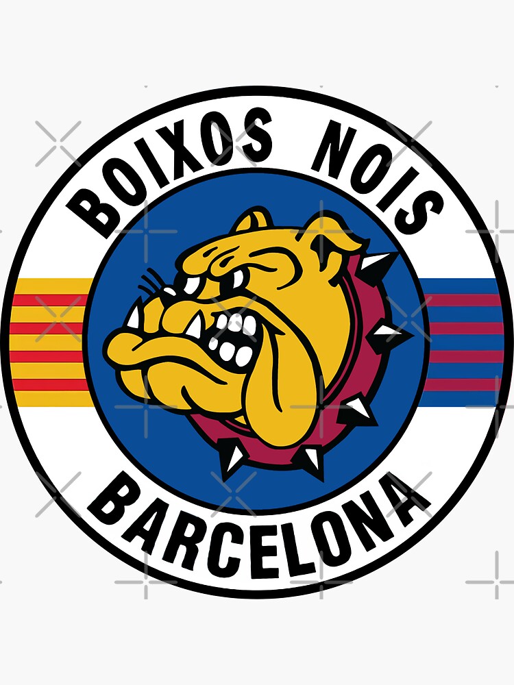 "Boixos Nois Football Ultras Firm Casuals Barcelona Fans" Sticker for ...