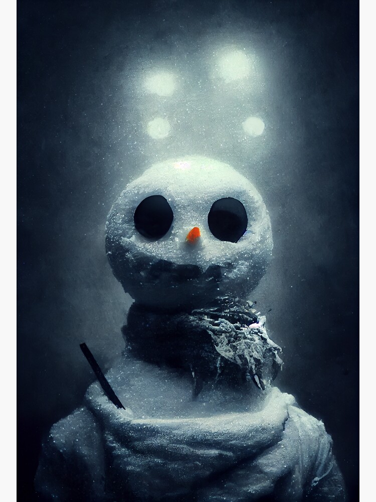 "Snowman" Sticker for Sale by SteamedSashimi | Redbubble