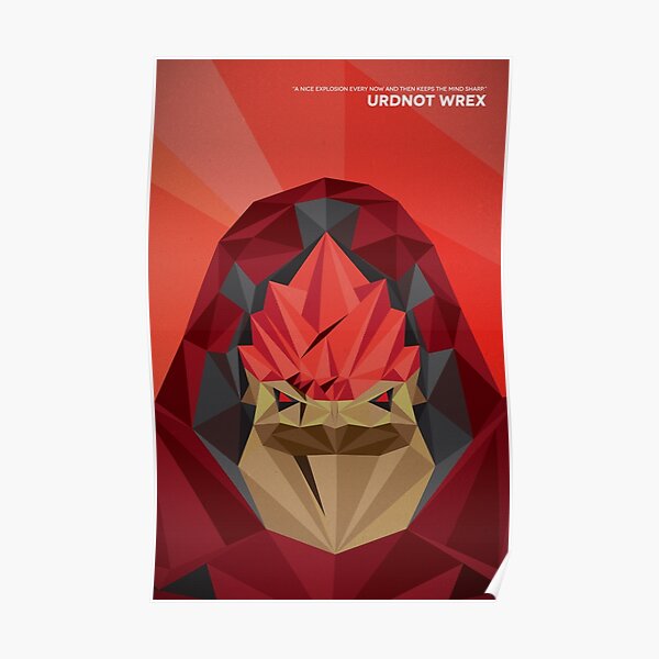 "Urdnot Wrex" Poster by sparkmark | Redbubble