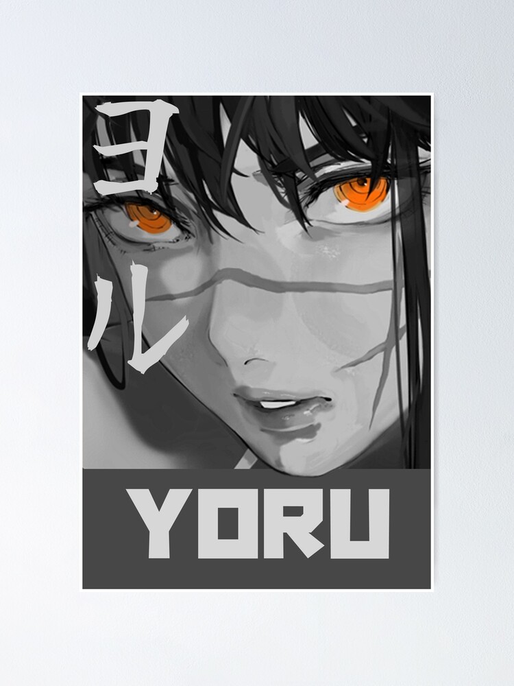 "BLACK YORU" Poster for Sale by Anime-Wall | Redbubble