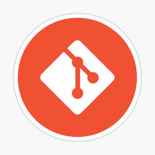 "git round logo sticker" Sticker for Sale by developerfriday | Redbubble